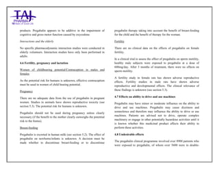 Pregabalin SR Capsules Taj Pharma SmPC | PPT