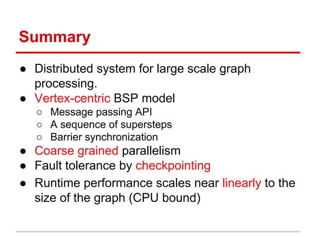 Pregel: A System For Large Scale Graph Processing | PDF