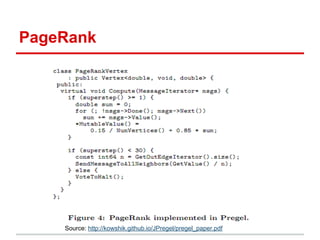 Pregel: A System For Large Scale Graph Processing | PPT