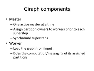 Pregel and giraph | PPTX