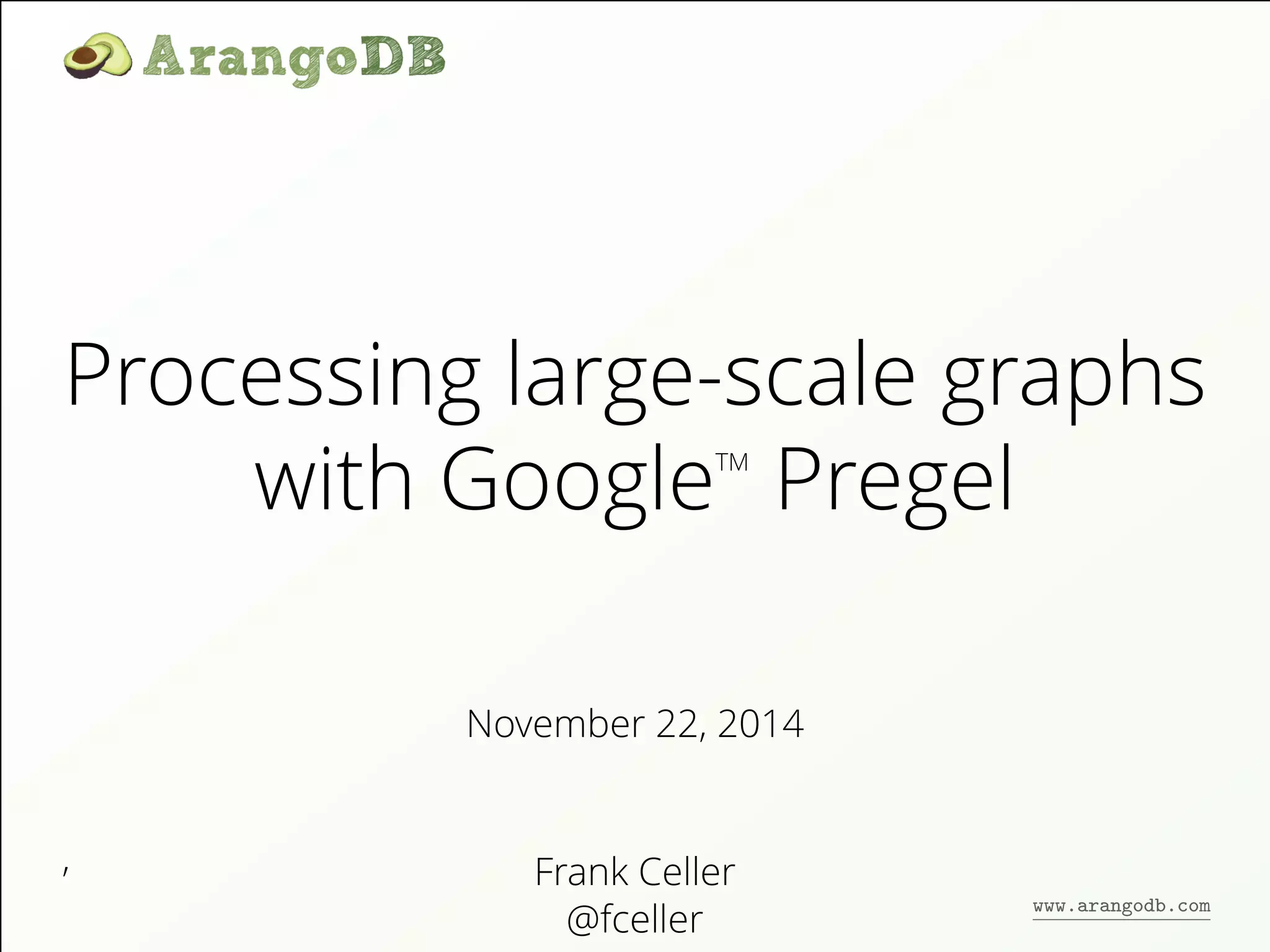 Processing large-scale graphs with Google(TM) Pregel | PDF | Graphics Software | Computer ...