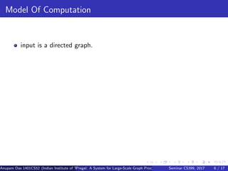 Pregel: A System for Large-Scale Graph Processing | PDF
