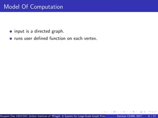 Pregel: A System for Large-Scale Graph Processing | PDF