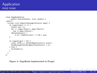 Pregel: A System for Large-Scale Graph Processing | PDF