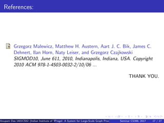 Pregel: A System for Large-Scale Graph Processing | PDF
