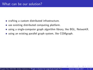 Pregel: A System for Large-Scale Graph Processing | PDF