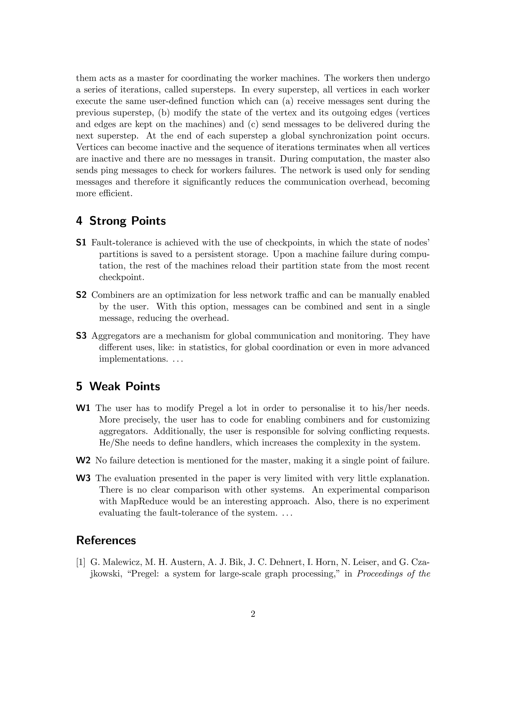 Pregel - Paper Review | PDF