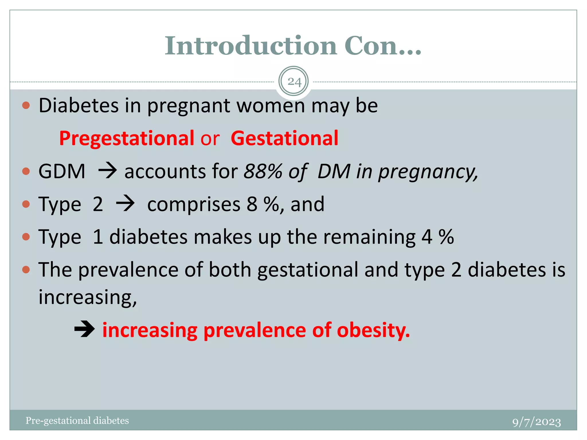 pregestational DM (1).pptx | Pregnancy | Reproductive Health