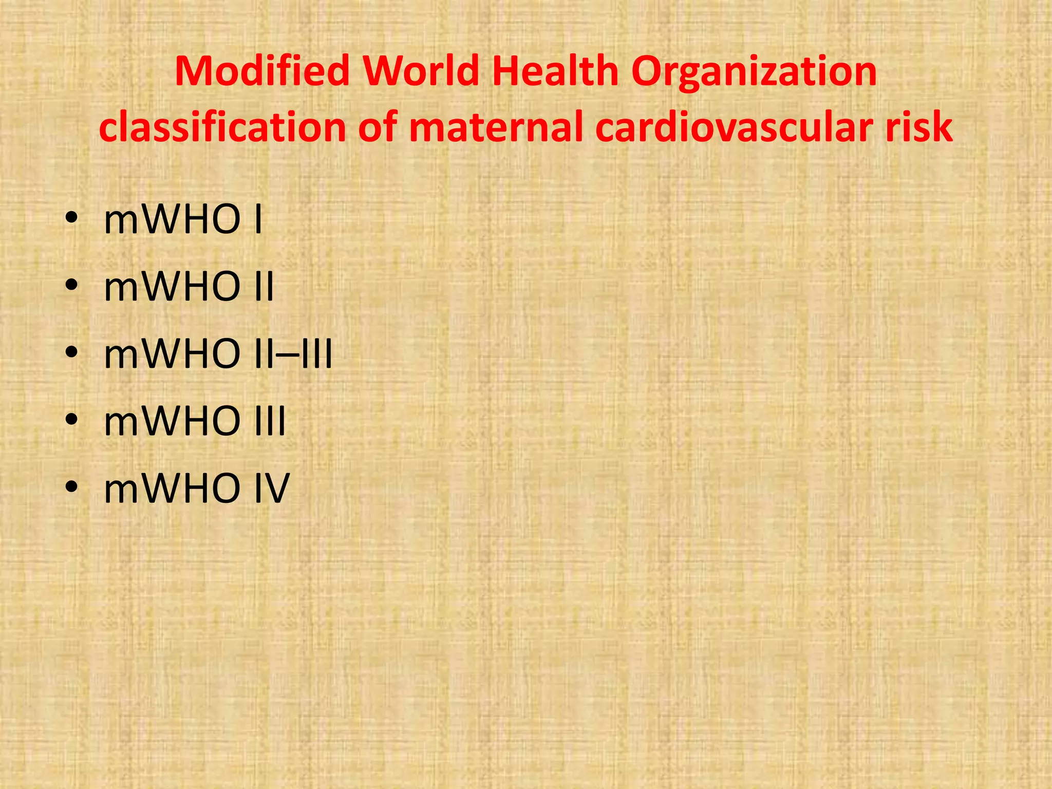 Management of Cardiovascular Disease during Pregnancy | PPTX