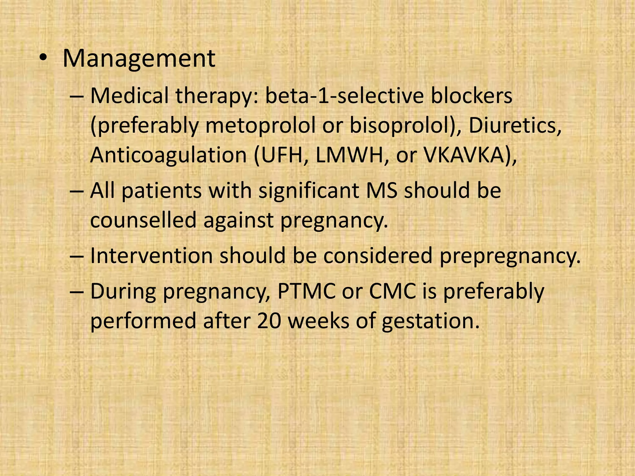 Management of Cardiovascular Disease during Pregnancy | PPTX