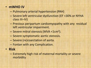 Management of Cardiovascular Disease during Pregnancy | PPTX