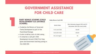 Pregnancy related subsidies from the Singapore Government | PPT