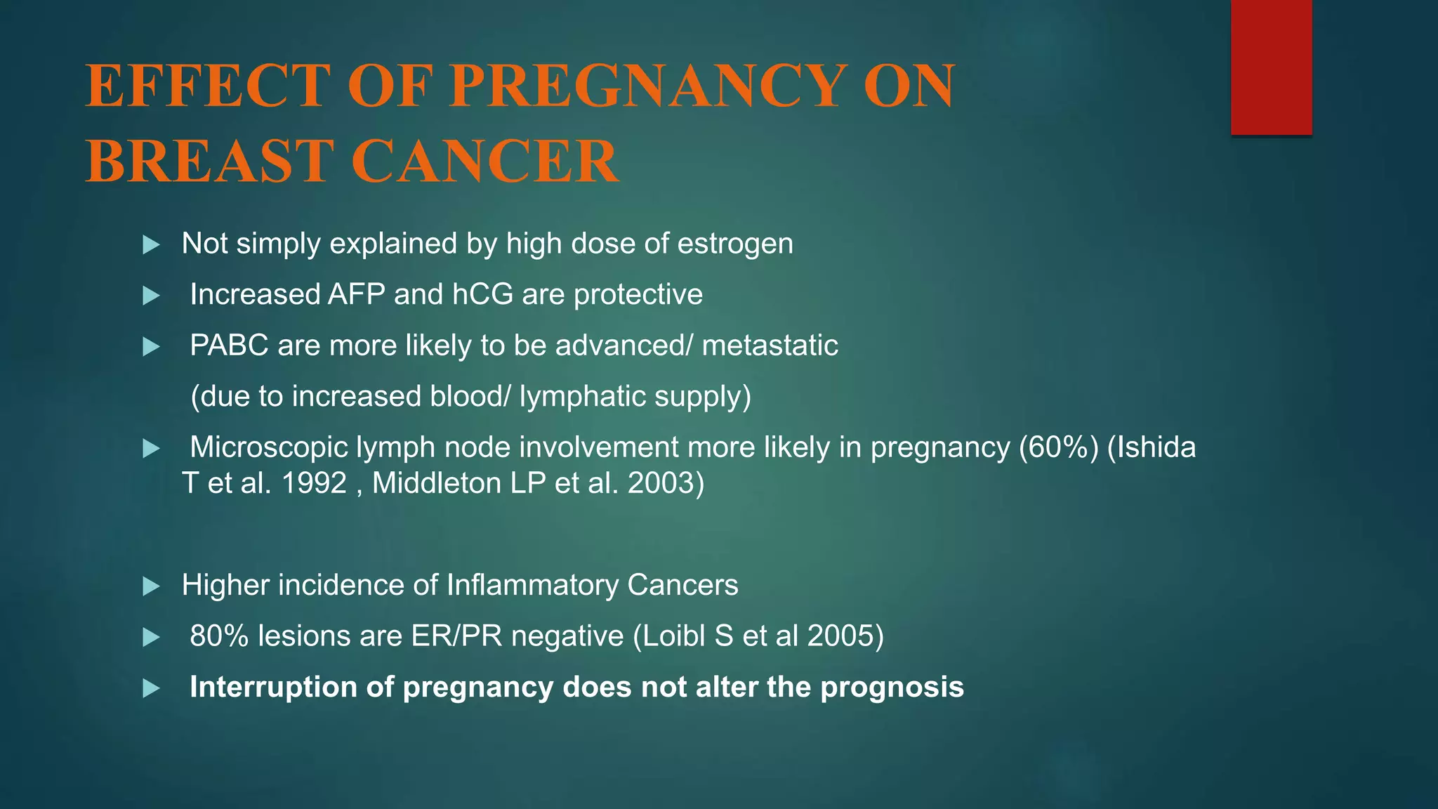 Pregnancy and breast cancer | PPTX
