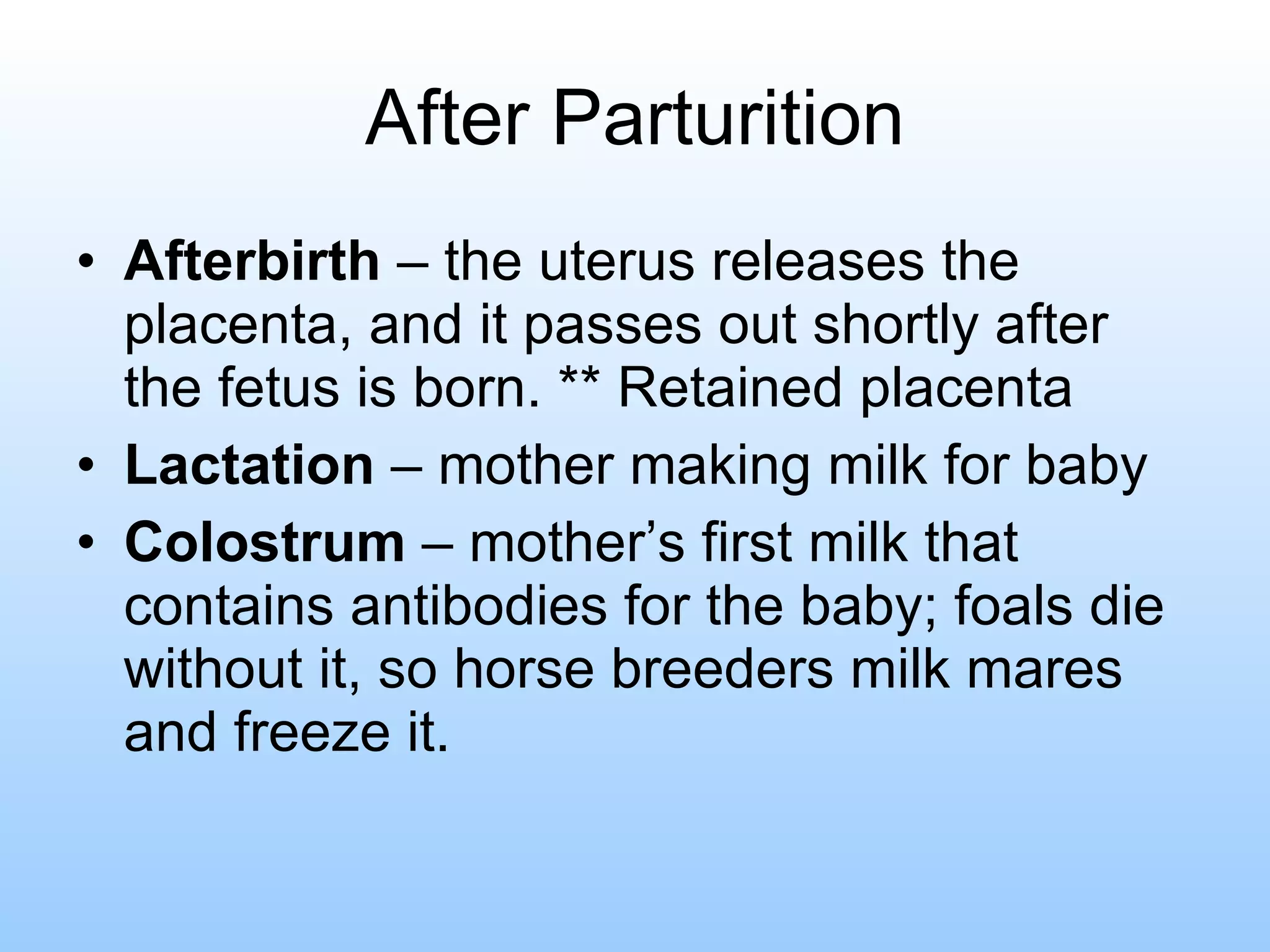 Pregnancy and parturition | PPT