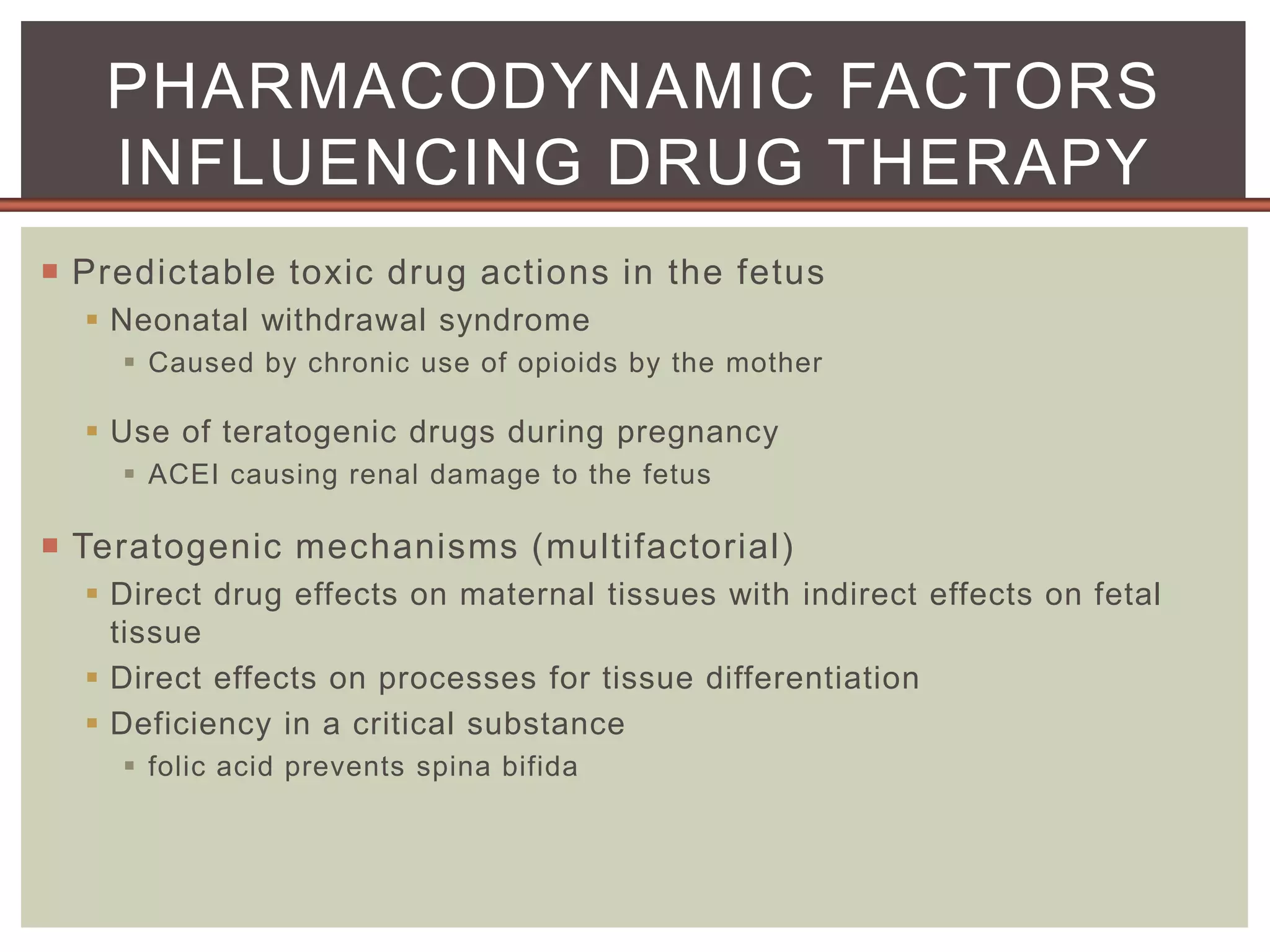 Pregnancy and pharmacology | PPTX