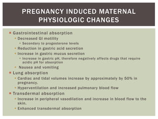 Pregnancy and pharmacology | PPTX