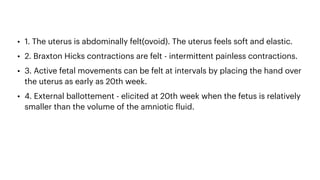 Diagnosis of Pregnancy, Interpretation and Differential Diagnosis | PDF