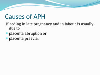 PREGNANCY EMERGENCIES IN PREGNANCY .pptx