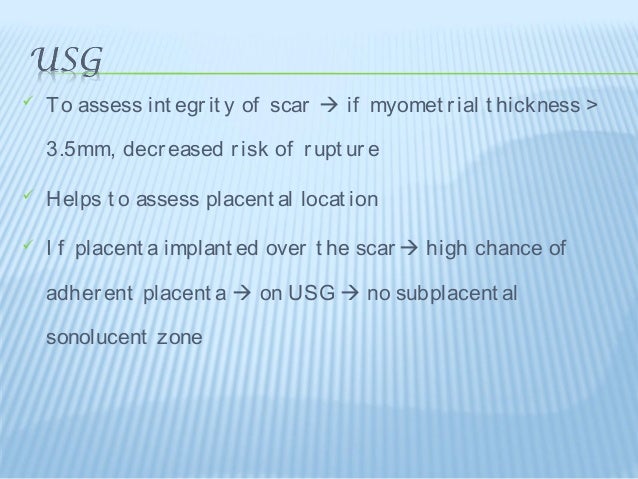 Pregnancy following cs
