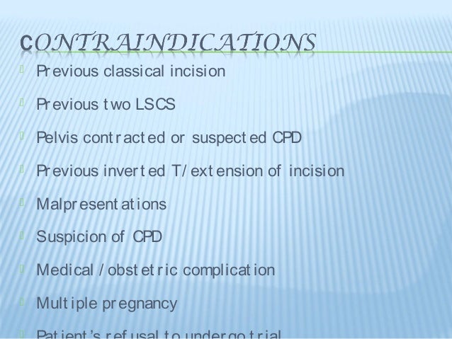 Pregnancy following cs