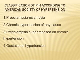 Pregnancy induced hypertension | PPTX