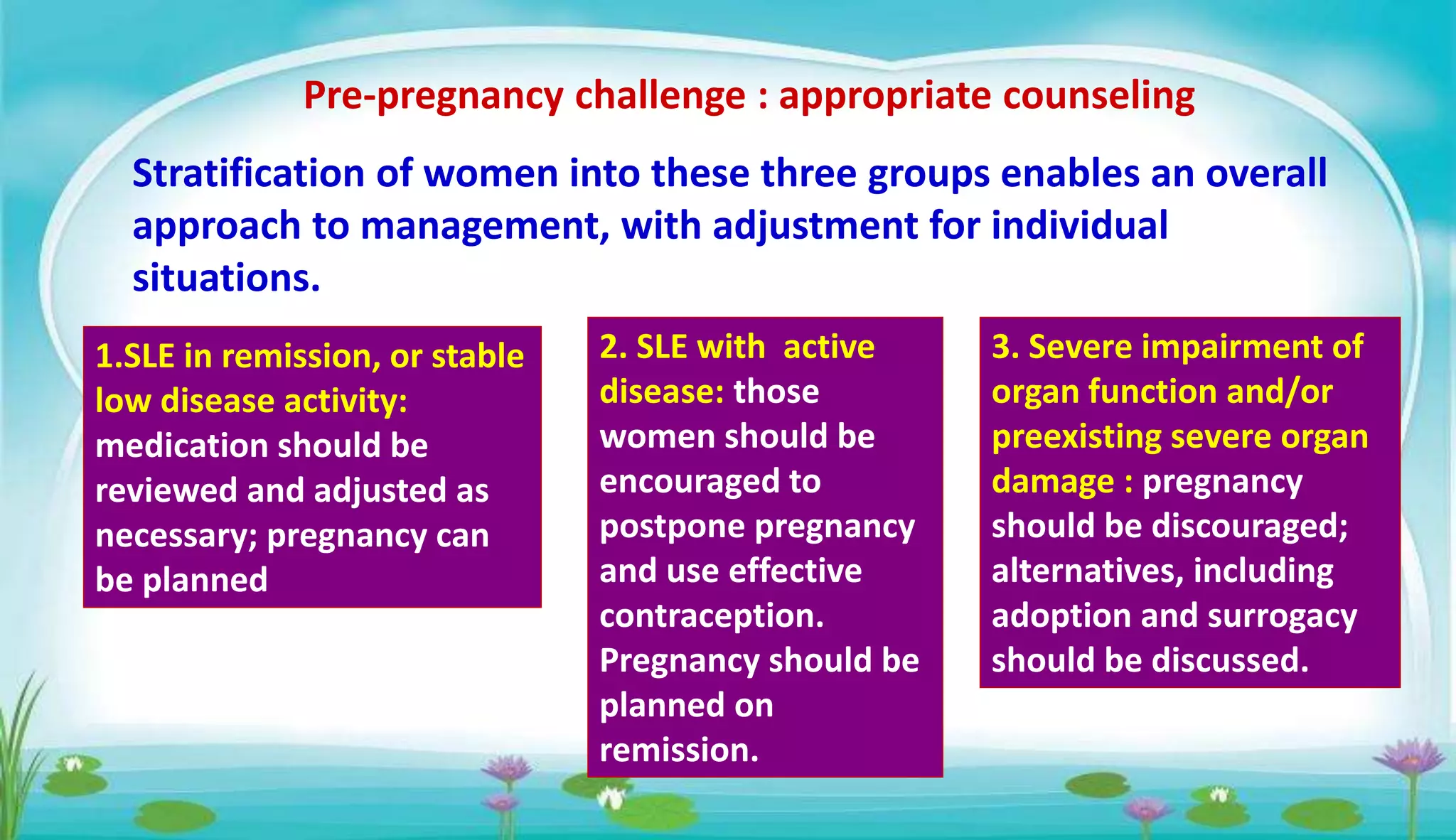 Pregnancy in sle | PPT