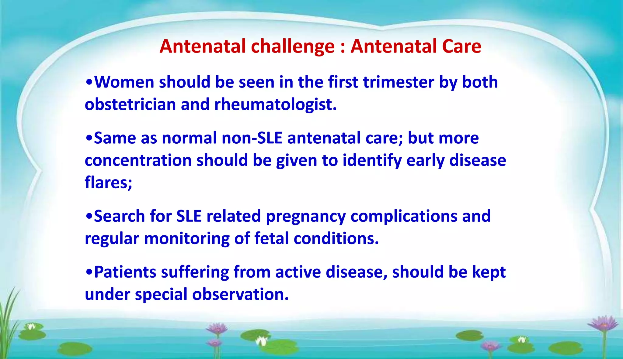 Pregnancy in sle | PPT