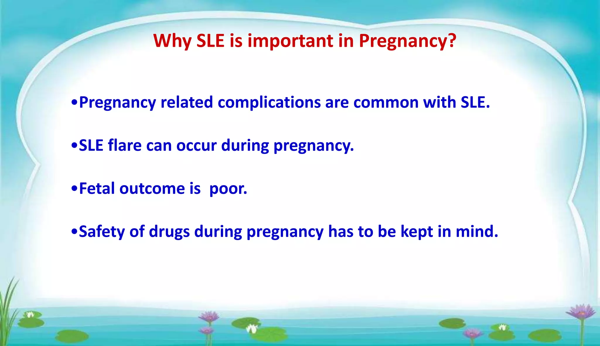 Pregnancy in sle | PPT