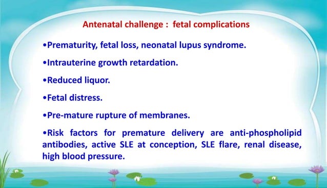 Pregnancy in sle | PPT | Pregnancy | Reproductive Health
