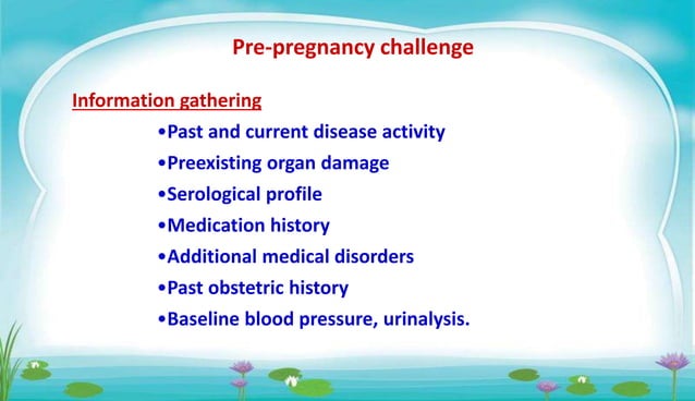 Pregnancy in sle | PPT