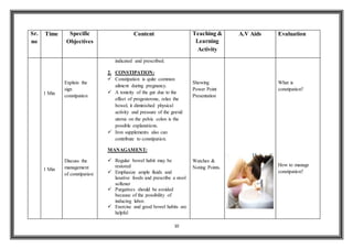 Pregnancy & its management -sign & symptoms in lesson Plan | PPT