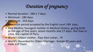 Pregnancy lec | PPTX