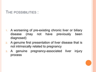 Pregnancy and Liver Diseases | PPTX
