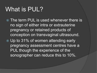 Pregnancy of unkown location | PPTX