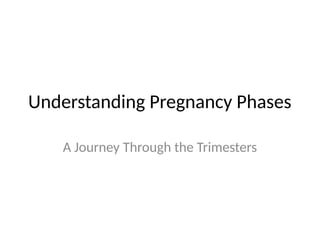 Pregnancy_Phases_Presentation for beginners.pptx