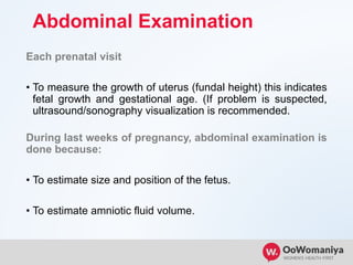 Pregnancy Tests - Antenatal Care | PPTX