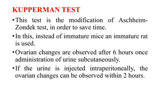 Pregnancy test by Pandian M. this PPT for all pre & Para-medical ...