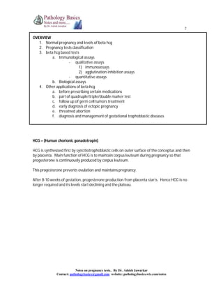 Pregnancy tests | PDF