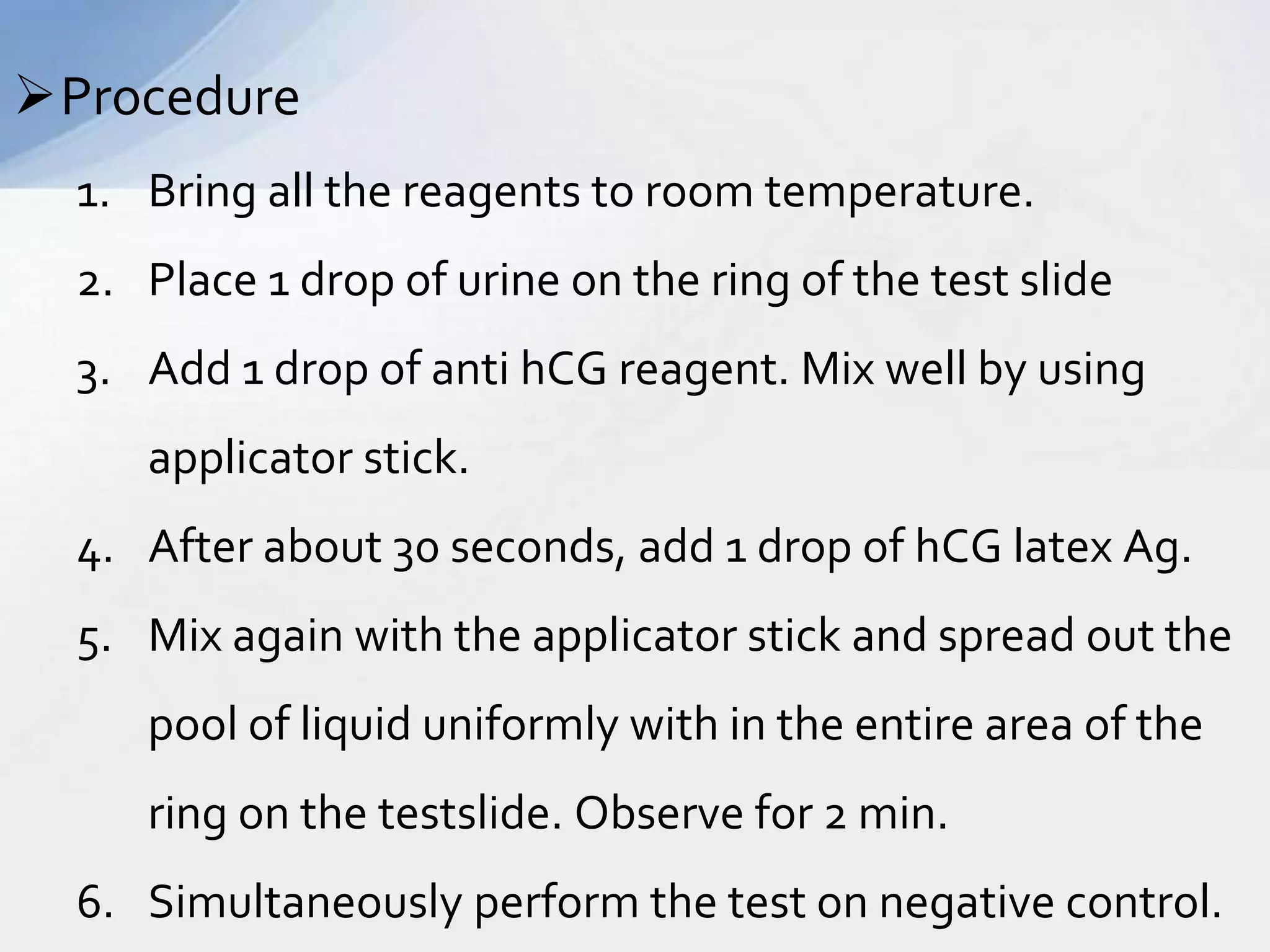 Pregnancy tests | PPTX