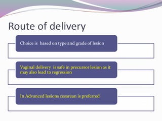Pregnancy with cervical cancer | PPTX