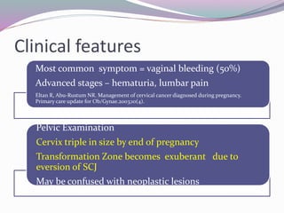 Pregnancy with cervical cancer | PPTX
