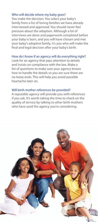 Birth Mother Services For Young Women, Teens, and Other Pregnant Women | PDF