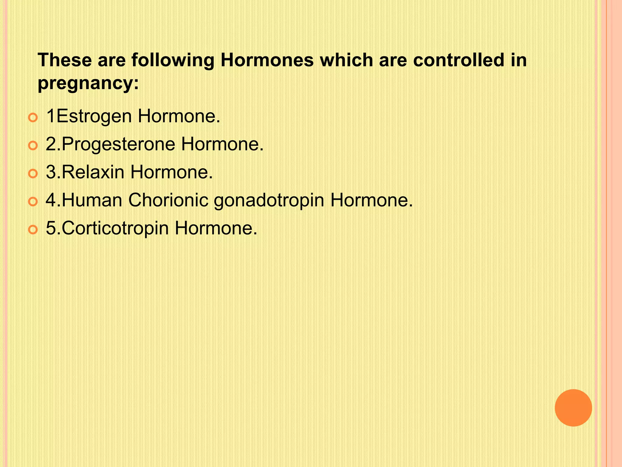 hormonal control of pregnancy | PPTX