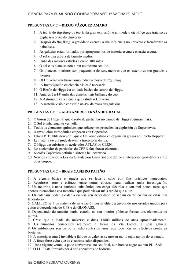 Preguntas cmc 1 c | PDF