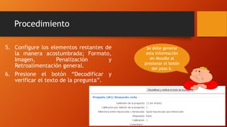 Preguntas con respuestas anidadas en moodle | PPTX