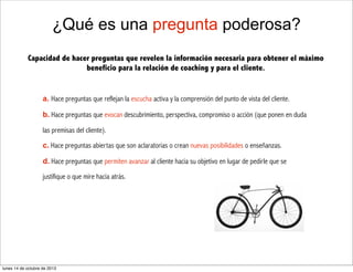 Preguntas poderosas icf | PDF