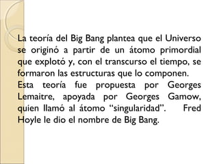 Preguntas sobre origen del universo | PPT