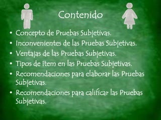 Preguntas subjetivas | PPTX