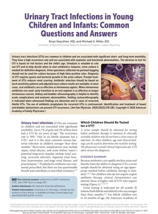 preguntas y respuestas en infección de vias urina | PDF