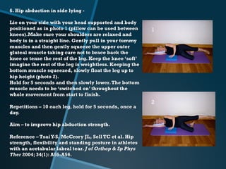 Pre-habilitation exercises 'The HAPI Study' | PPT